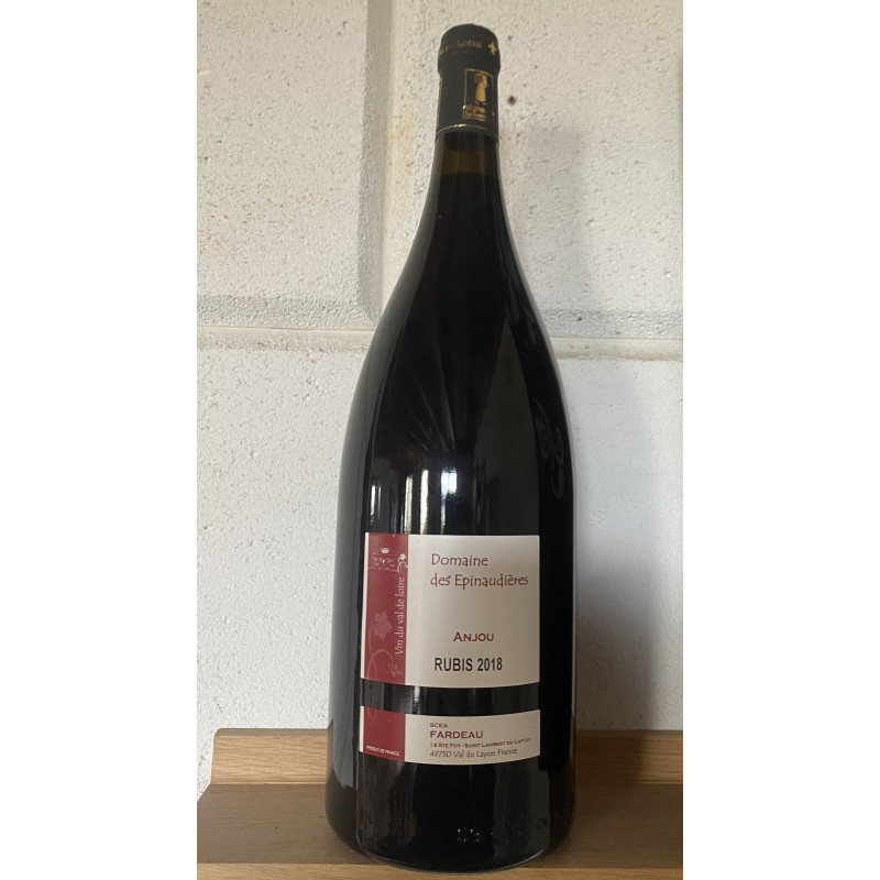Anjou Rouge Cuvée Rubis 2018 ( le magnum et son coffret )